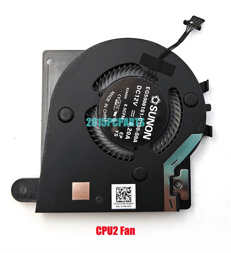 New for Dell Alienware X17 R1 CPU GPU Cooling Fans | eBay