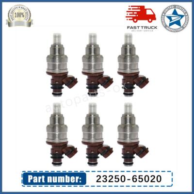 6PCS Fuel Injectors 23250-65020 For 1989-1995 Toyota 4Runner Pickup ...
