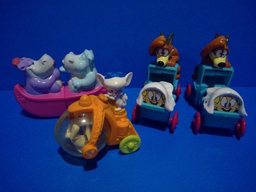 PINKY THE BRAIN ANIMANIACS MINDY BUTTONS HIP HIPPOS HAPPY MEAL TOYS VTG ...