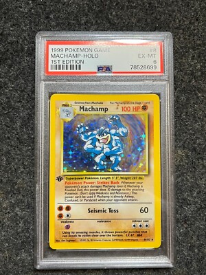 Machamp FIRST EDITION holo PSA 6 Excellent / Mint | eBay