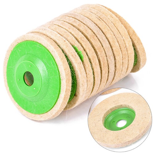 Wool Felt Polishing Grinding Wheel Pad Angle Grinder Buffing Wheels For ...
