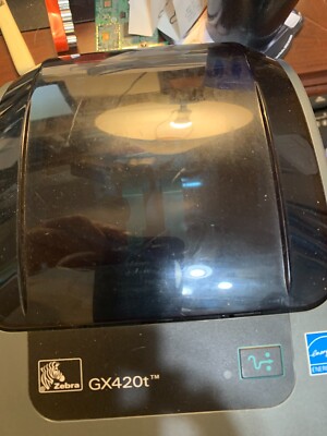 Zebra GX420T Thermal Barcode Label Printer Powers On Comes working ...