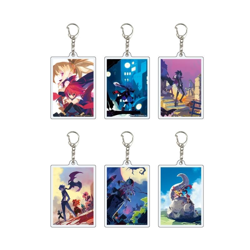 Disgaea RPG 01 Acrylic Keychain BOX [all 6 sets (Full set)] 65mm | eBay UK