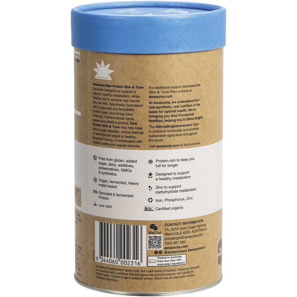 Amazonia Raw Protein Slim & Tone Triple Chocolate 500g | eBay UK