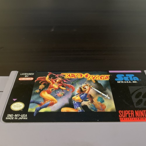 Kendo Rage (1993) SNES Video Game Cartridge Super Nintendo Vintage Retro VG | eBay