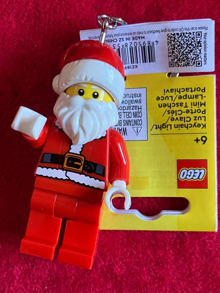 LEGO SANTA CLAUSE MINIFIGURE KEY LIGHT KEYCHAIN ** More CHRISTMAS TOYS ...
