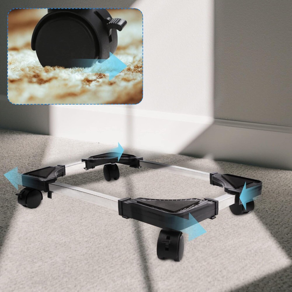 With Universal Wheels Mobile CPU Stand Computer Mainframe Rack Office ...