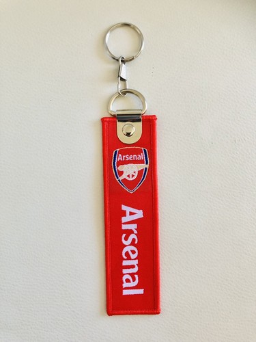 ARSENAL FC keyring / Fabric Key Chain (12 x3 cm) Great Design Brand New ...
