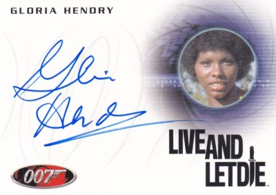 James Bond Autograph Card A220 Gloria Hendry as Rosie Carver | eBay