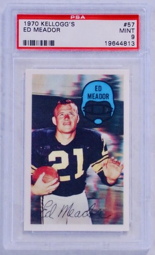 1970 Kellogg’s Ed Meador #57 PSA 9 Mint Los Angeles Rams | eBay
