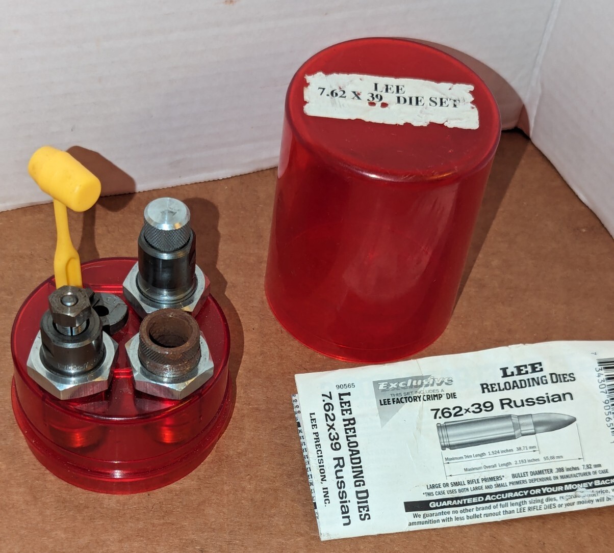 Lee precision 7.62 x 39 russian reloading die set | eBay