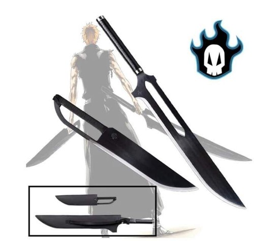 Anime Bleach Swords The Latest Ichigo's Sword Twin Set Zangetsu Banki ...