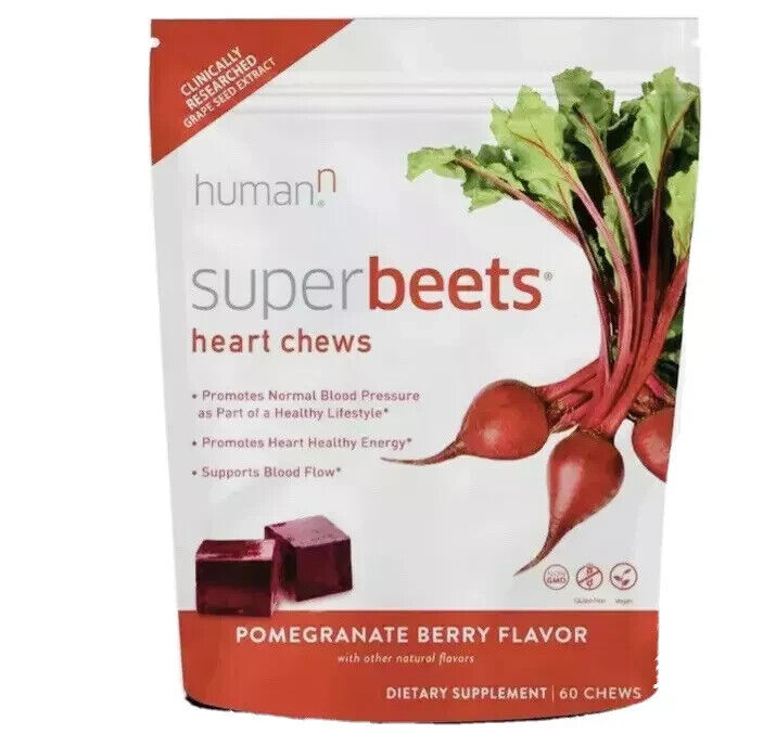 **Awesome! ** Human Super Beets Heart Chews, Soft Chews, Grape Seed ...