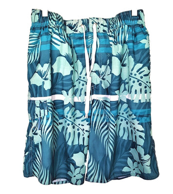 Newport Blue Swim Trunks Men's Size Medium Blue Tropical Mesh Lined ...