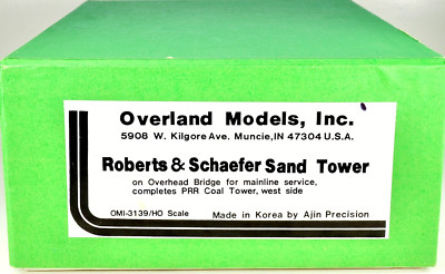 OMI HO Scale BRASS Roberts & Schaefer SAND TOWER (For PRR Overhead) U/P ...