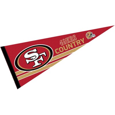 San Francisco 49ers Niners Country Pennant Flag | eBay