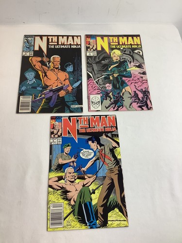 Nth Man Ultimate Ninja #2 #4 #5 John Doe (Sept - Nov 1989) Marvel ...