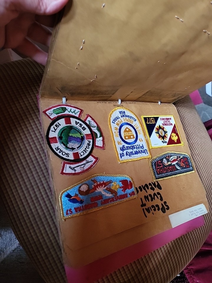 Large Lot of Vintage BSA Boy Scout Patches, Metals , Leather. nostalgia ...