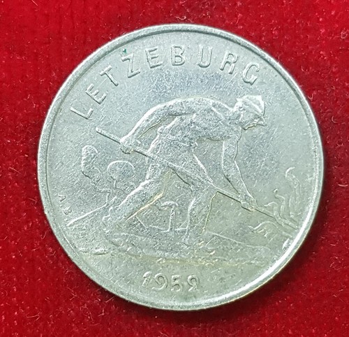 1 Franken Luxemburg Letzeburg Letzebuerg 1959 Coin Münze | eBay