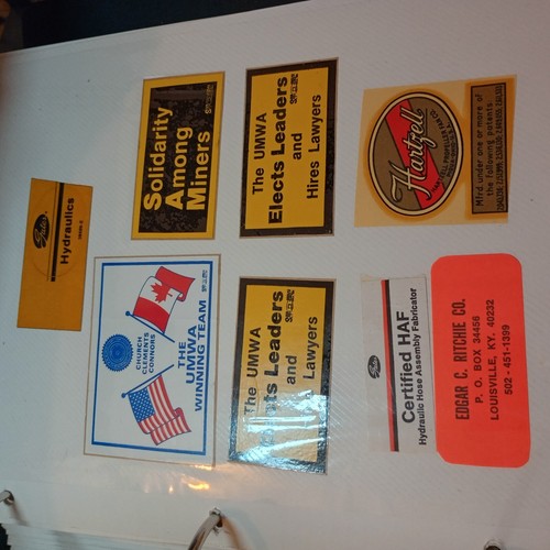 Coal Mining Stickers Vintage UMWA Sticker Lot | eBay