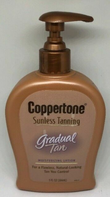 Coppertone Sunless TANNING Gradual Tan Moisturizing Lotion 9 FL Oz Pb26 ...