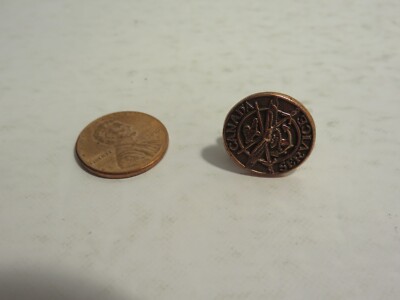 CANADA SERVICE BRONZE BADGE VINTAGE PIN BUTTON LAPEL PINBACK | eBay