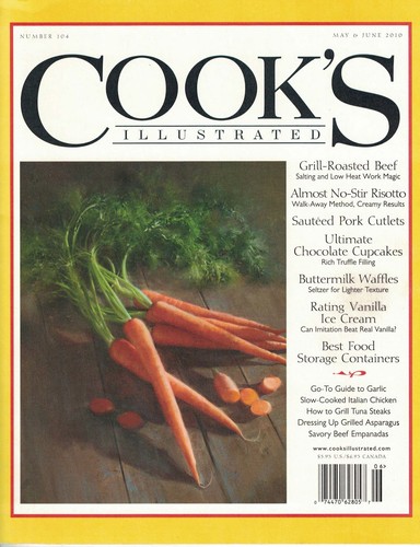 COOK'S Illustrated Back Issue May June 2010 Issue #104 | eBay