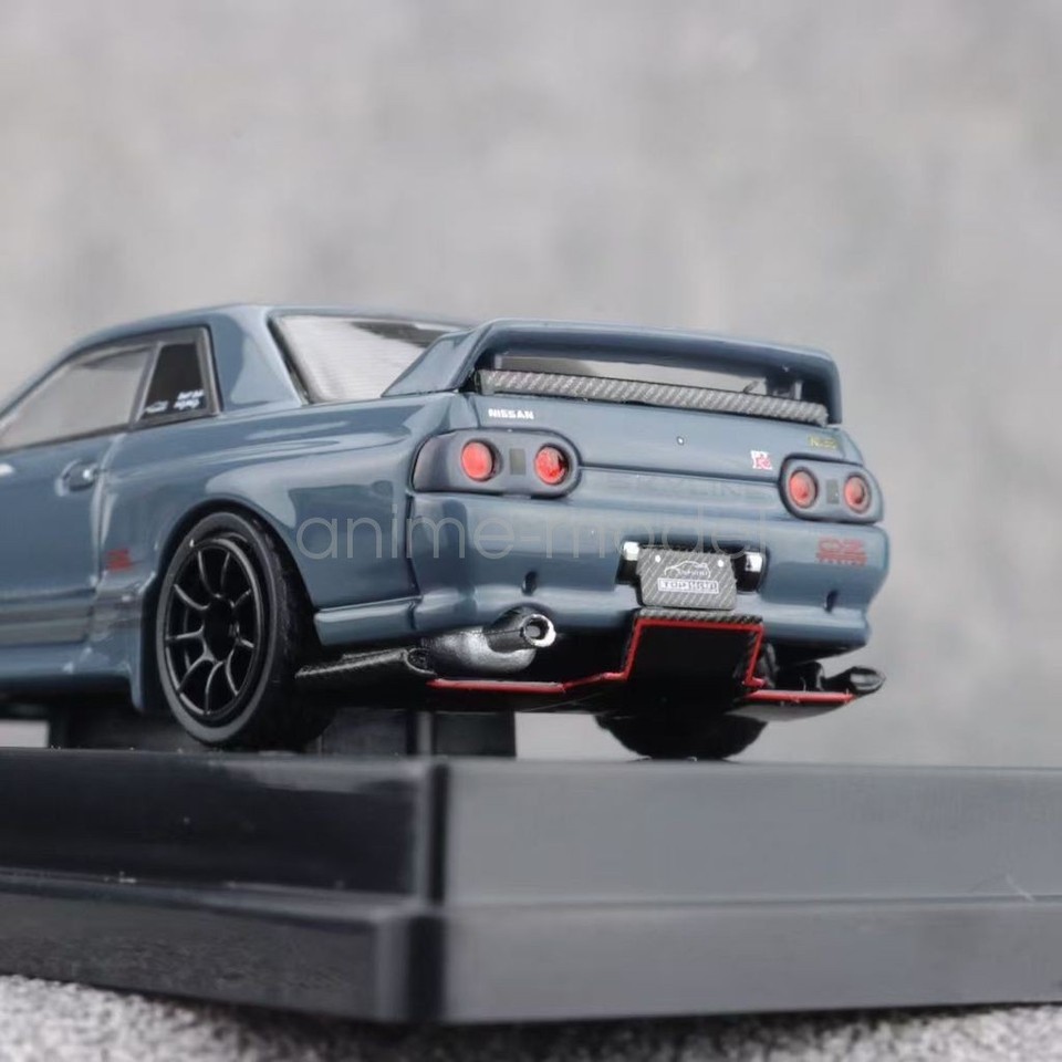 Inno 1:64 Scale Gray Skyline GTR R32 Top Secret Sports Diecast Display ...