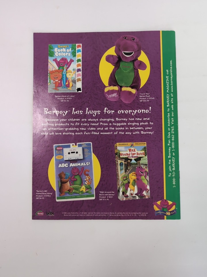 Vintage Barney Magazine Vol 3 No 12 May/ Jun 1999 | eBay