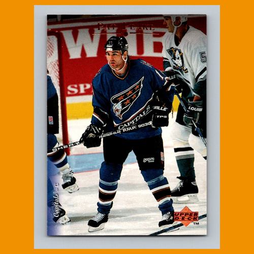 Pat Peake #163 1995-96 Upper Deck Washington Capitals Hockey Card NHL ...