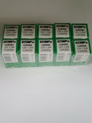 10x Lucas LLB286 12V 1.2W CAPLESS Panel light/Indicator Bulb | eBay UK