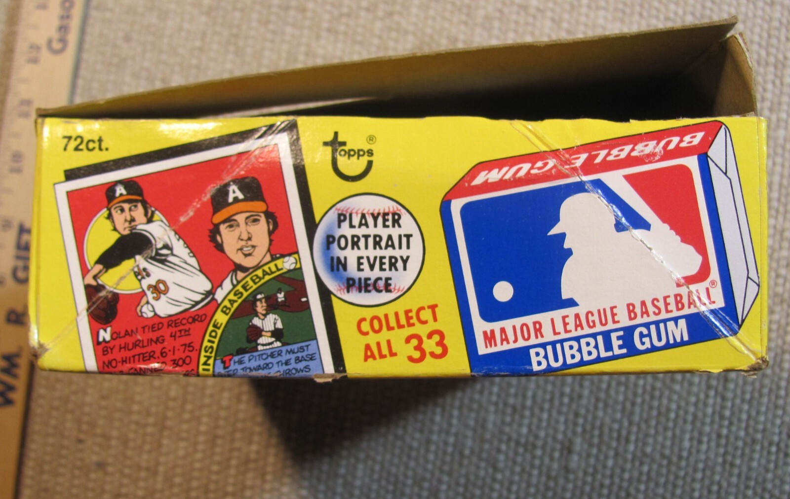 1979 Topps Comics Empty Display Box Nolan Ryan | eBay