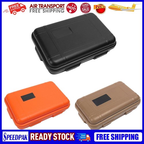 Shockproof Waterproof Boxes Survival EDC Tool Case Storage Sealed ...