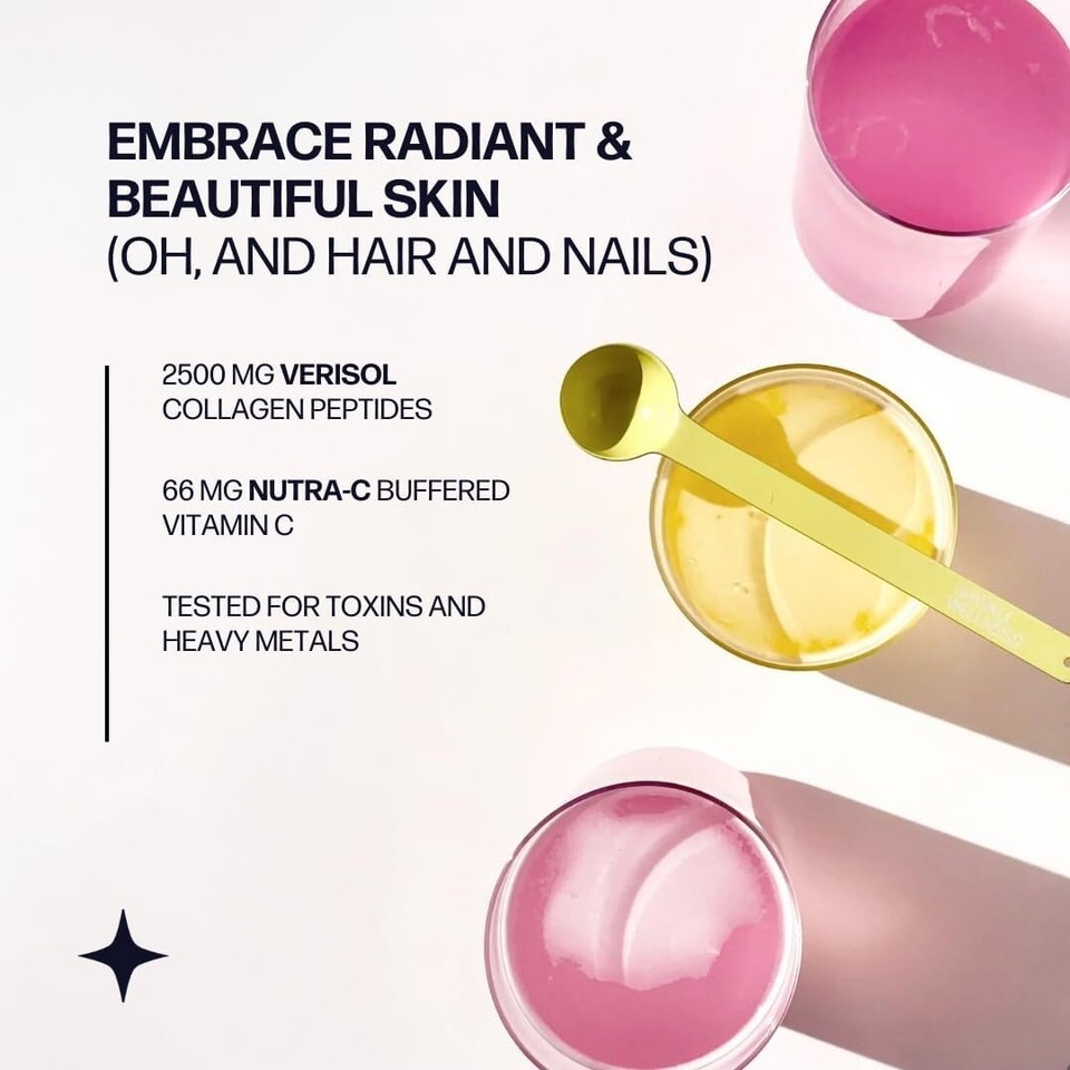 "Sparkle Skin Boost No Flavor 50-Serves Verisol Collagen Peptides ...