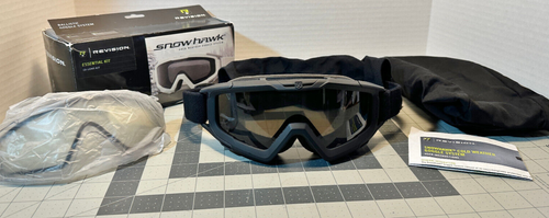 Revision Snowhawk Goggle System Essential Kit, Clear & Smoke Lens: 4 ...