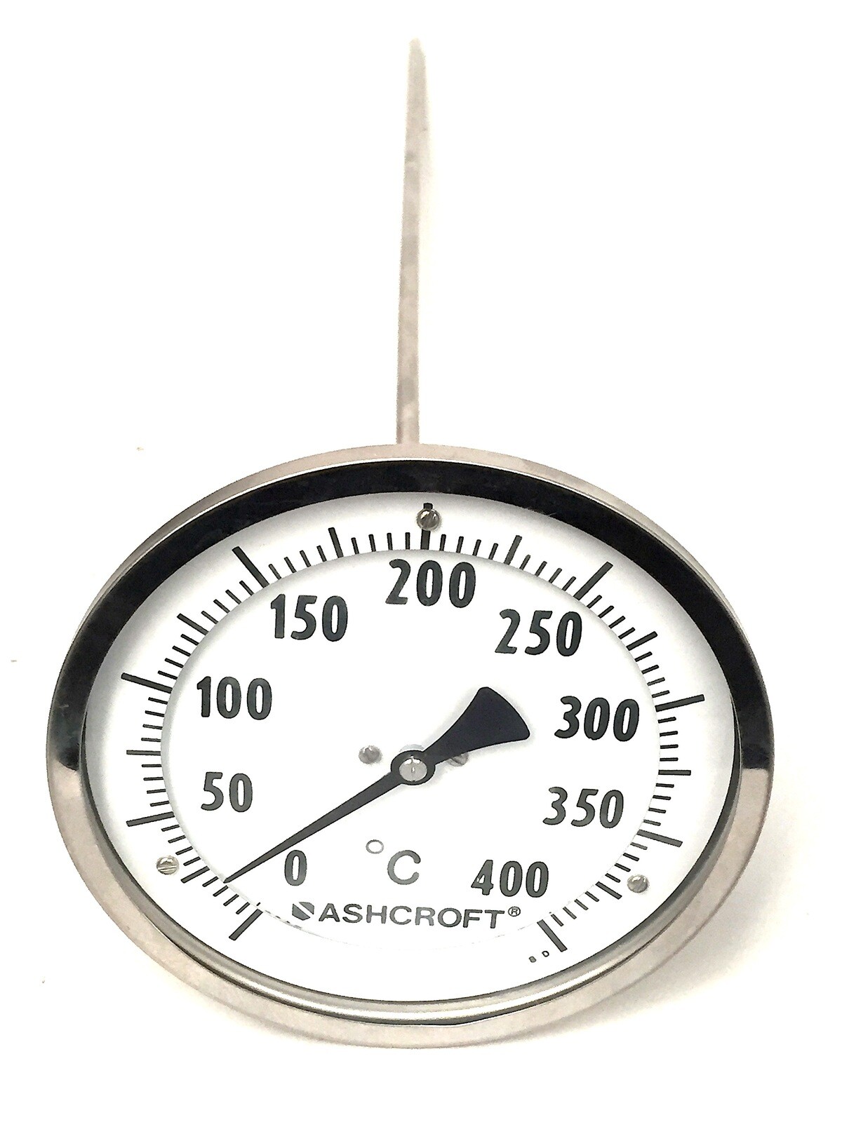 ASHCROFT Temperature Gauge 0-400 Celsius 5" Face and 20" Probe SS | eBay