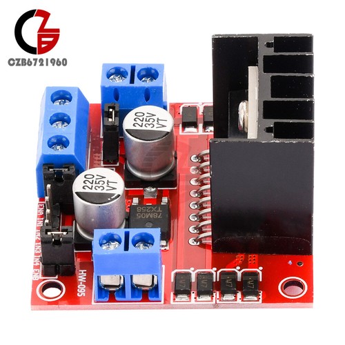 L298N DC Stepper Motor Driver Module Dual H Bridge Control Board for ...