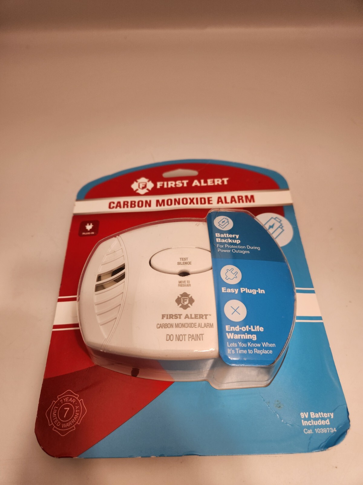 First Alert Carbon Monoxide Alarm -Easy Access- Model #CO400 ...