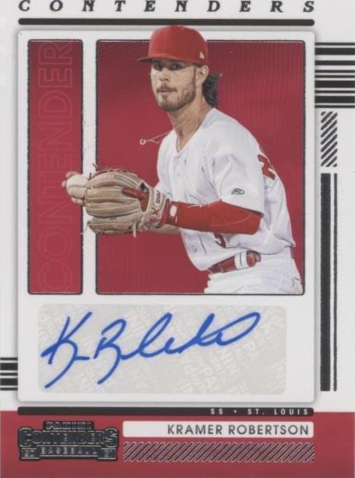 2021 Panini Contenders - Contenders Autographs Kramer Robertson #CA-KR ...