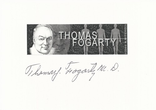 Thomas J. Fogarty (American doctor inventor balloon catheter) card ...