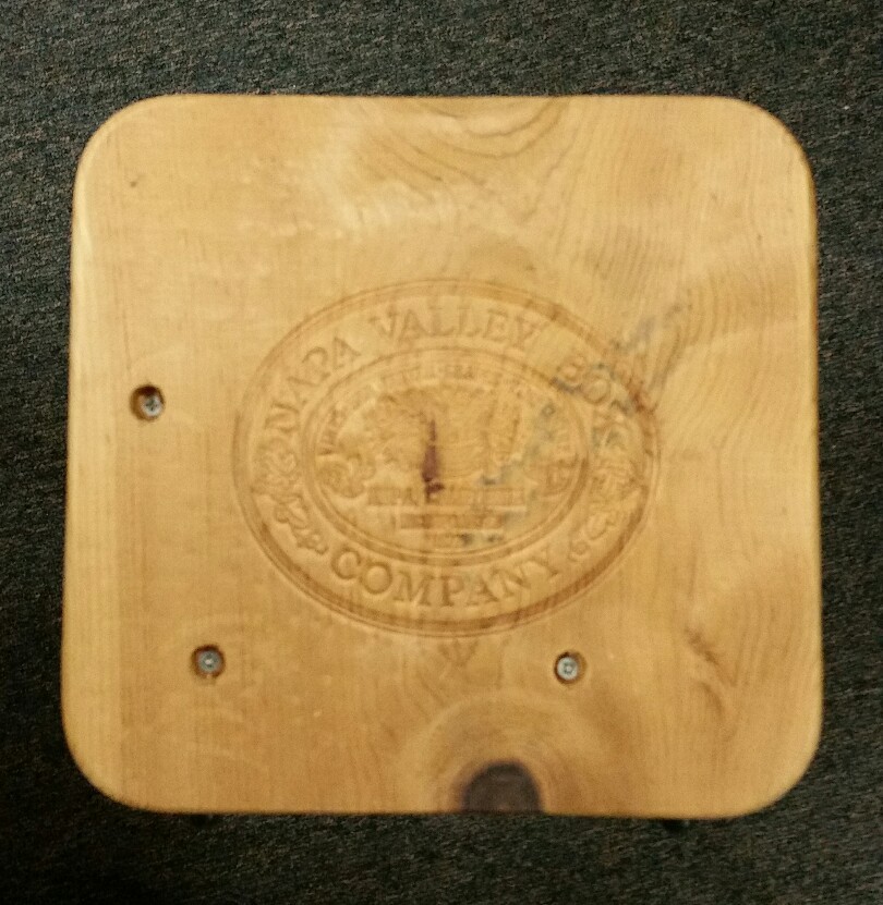 Napa Valley Box Company Adjustable Wooden Storage Rack CD DVD Blu-Ray ...