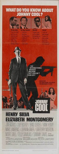 JOHNNY COOL Movie POSTER 14x36 Insert Henry Silva Elizabeth Montgomery ...