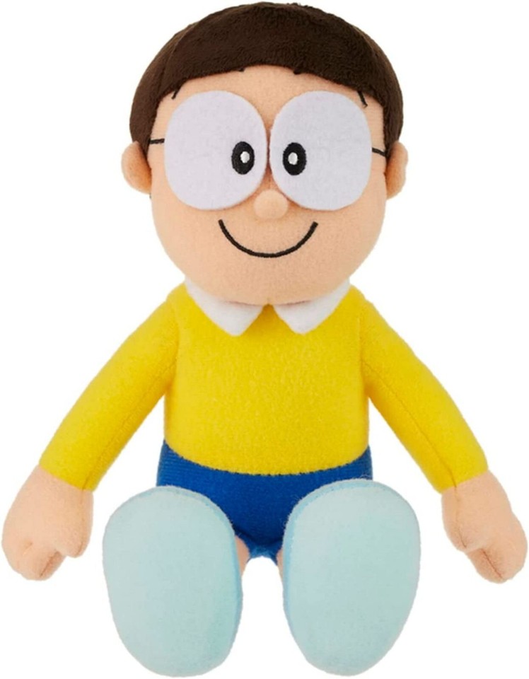 Doraemon Plush Sitting Noby / Doll Stuffed toy Sekiguchi Japan NEW | eBay
