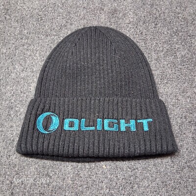 Olight Beanie Black Knit Hat Cap One Size NWOT | eBay