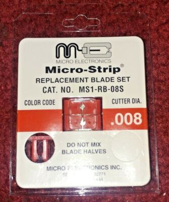 Micro-Strip MS1-RB-08S Fiber Stripper Replacement Blade, Red .008 | eBay