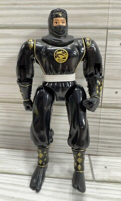 Vintage Mighty Morphin POWER RANGERS - 5" Black Ninja Action Figure ...