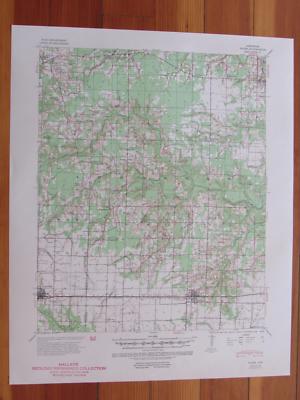 Hazen Arkansas 1954 Original Vintage USGS Topo Map | eBay