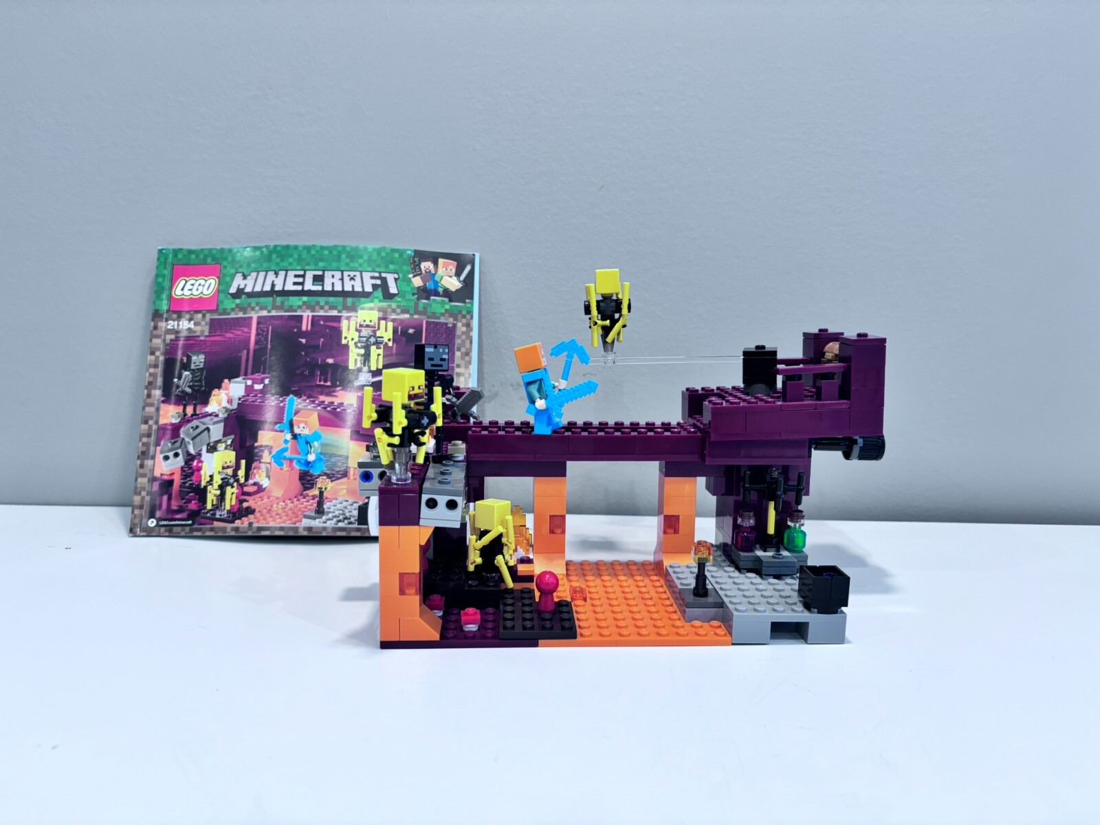 Lego Minecraft - 21154 The Blaze Bridge | eBay