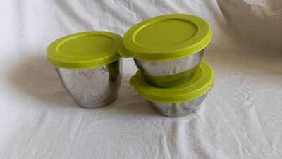 Tupperware Steel Serving Bowl Set Of 3 Easter Gift | eBay