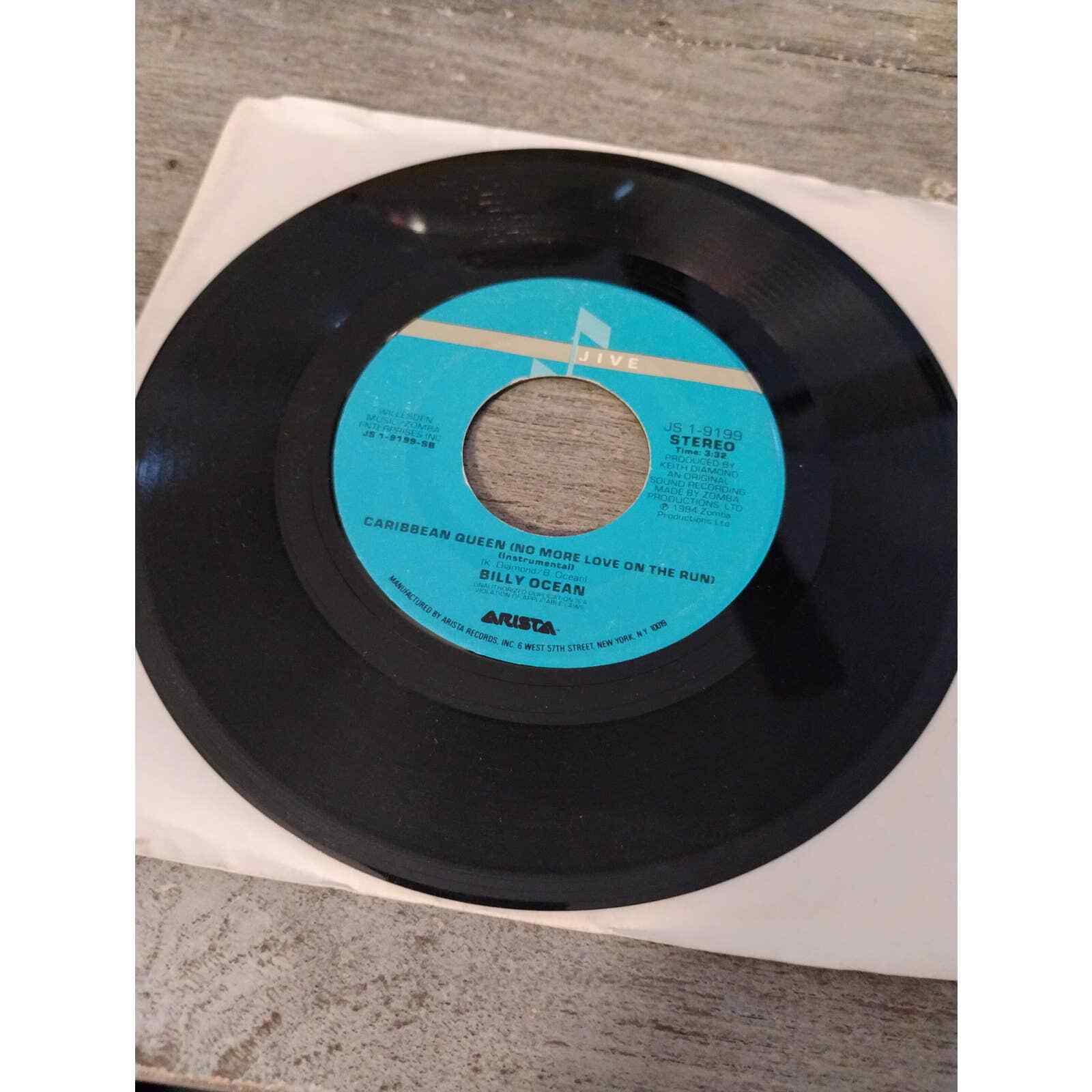 Billy Ocean – Caribbean Queen 45 RPM 1984 Jive JS 1-9199 | eBay